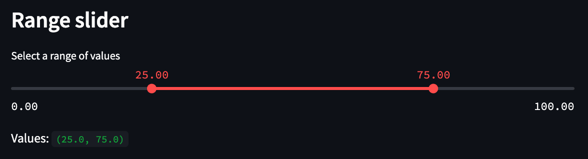 #30DaysOfStreamlit Day8 st.slider